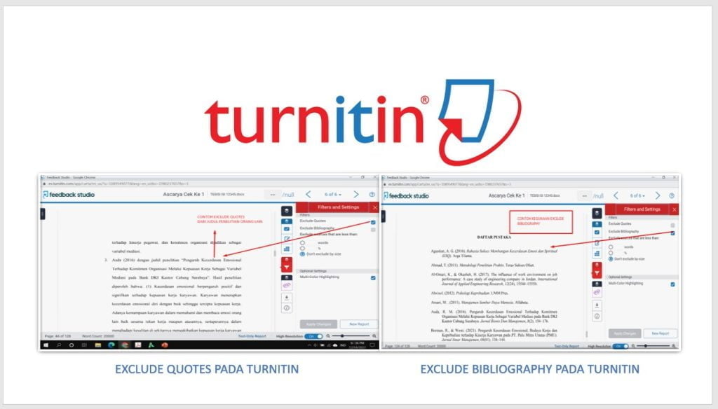 Cek Turnitin | Layanan Exclude 1 Jam Selesai - Ascarya Solution